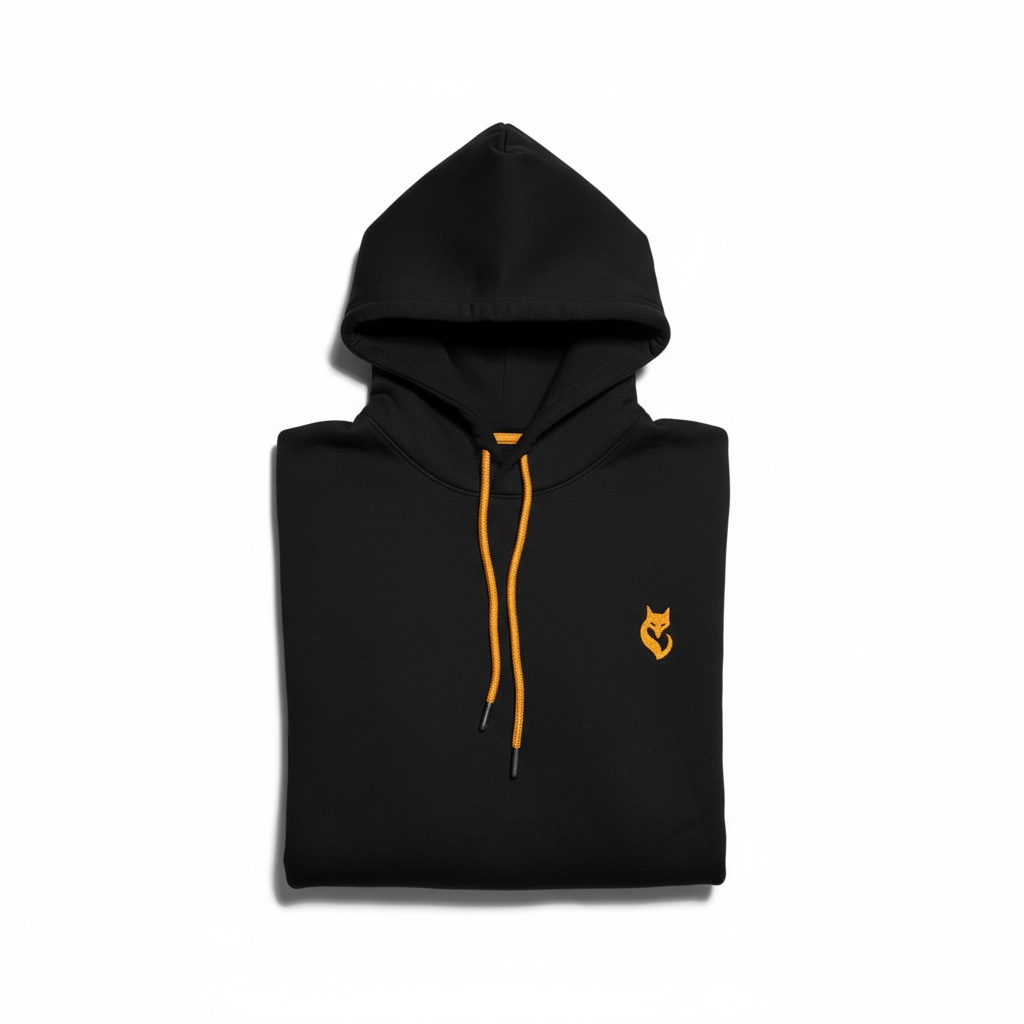 FUXY Essential Hoodie – Black Edition – FUXYWEAR